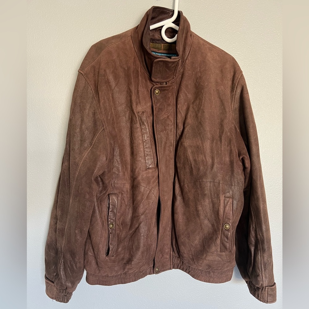Wilson Adventure Bound Vintage Brown Leather Zip In W… - Gem